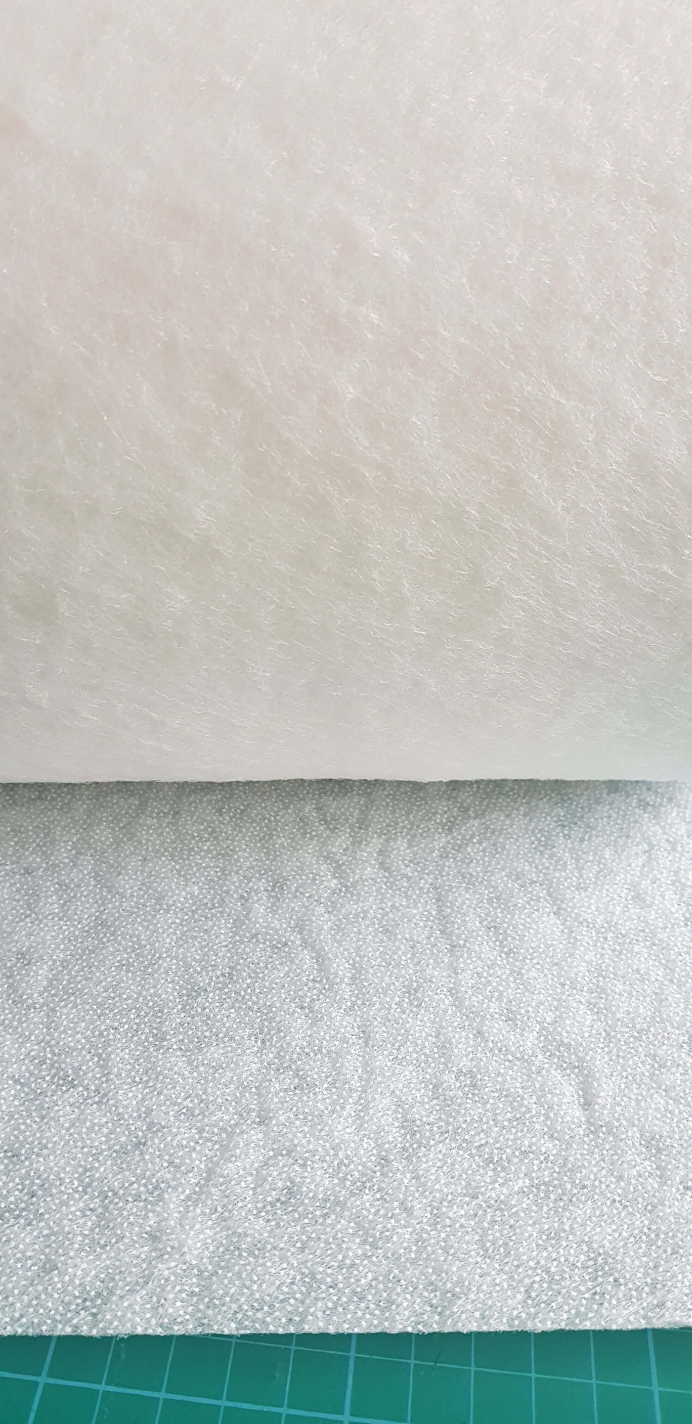 H630 Iron on White Low Loft Fusible Fleece Batting Wadding, lightweight ...