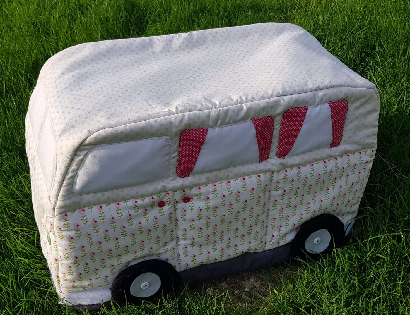 Campervan Fabric Sewing Machine Cover Pattern: PDF download. Vintage s ...